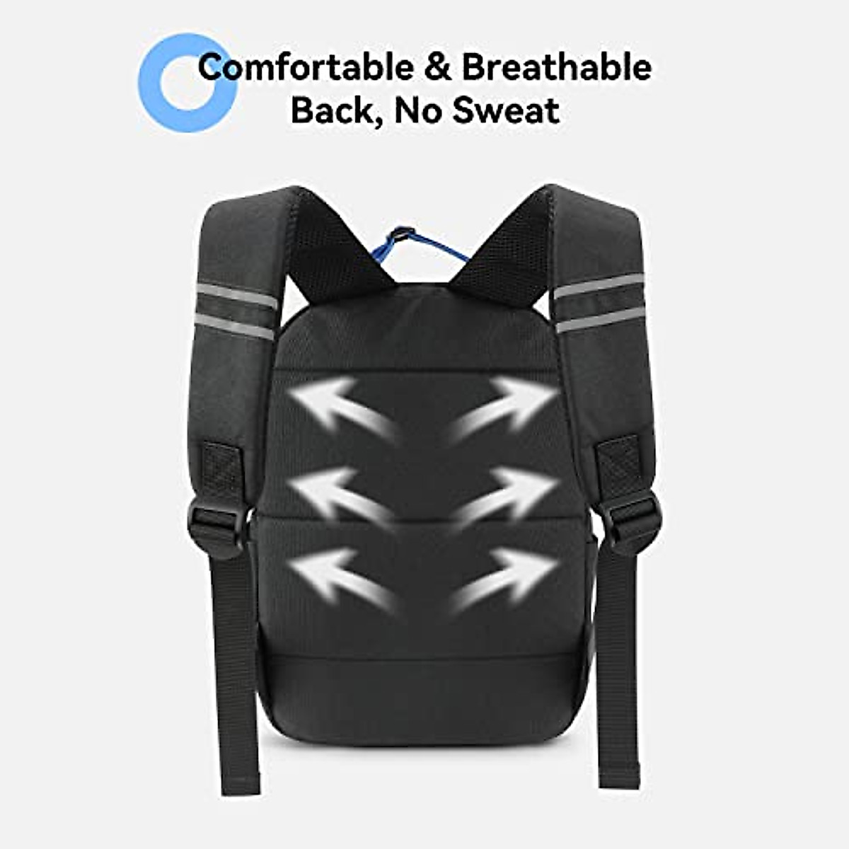 Voova Kids Backpack for Teen Girls Boys, Cute Mini Backpacks for Toddlers Preschool and Kindergarten, Waterproof Lightweight Small School Bookbag Fits 3 To 8 Years Old for School and Travel, Black