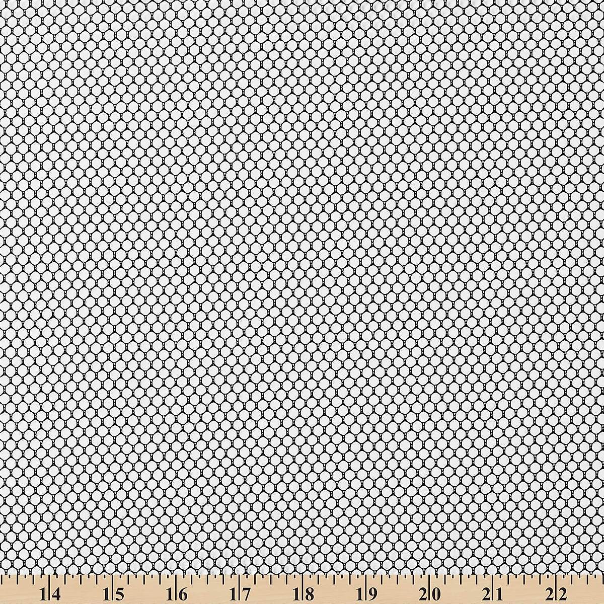 Hard Net Petticoat Crinoline Mesh 61" Lining Fabric Sold by The Yard (Black)