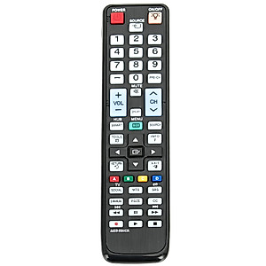 AA59-00443A Replacement Remote Control fit for Samsung TV UN32D6000 UN40D6000 UN46D6000 UN55D6000 UN40D6050 UN46D6050 UN55D6050 UN32D6000SF UN40D6000SF UN46D6000SF UN55D6000SF AA59-00442A AA59-00441