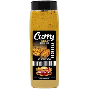 Mendocino Curry Powder 16 oz Jar