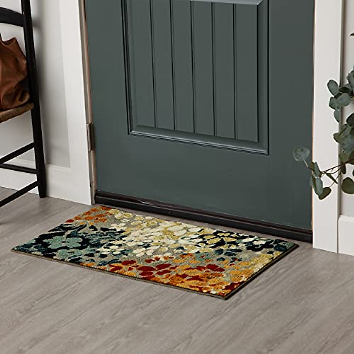 Mohawk Home Floral Radiance Area Rug, Grey (3'9" x 5')