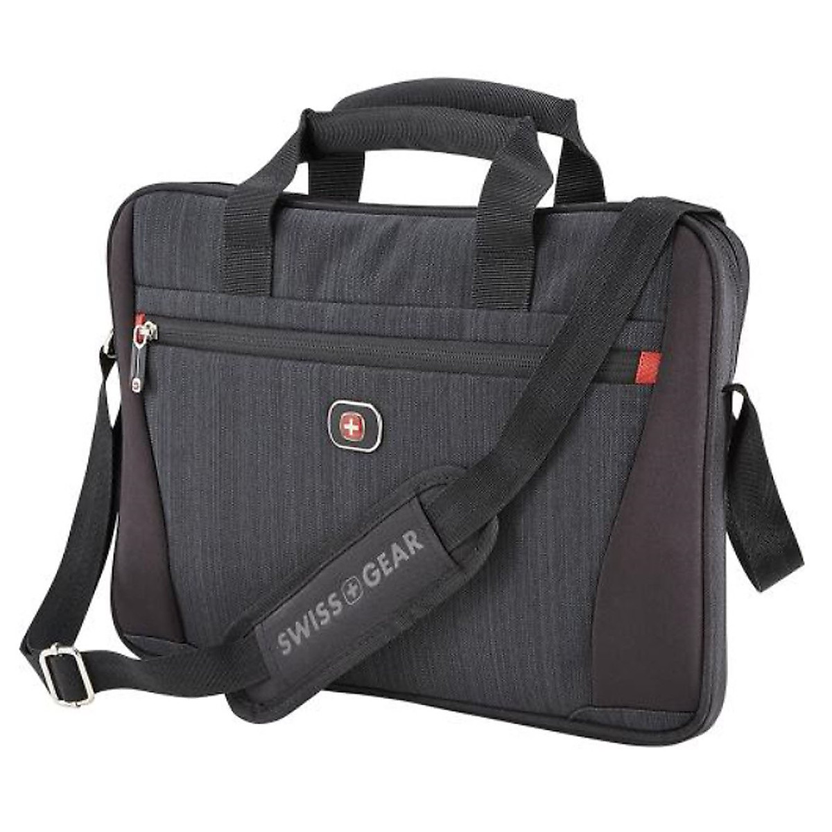 SwissGear - Structure 14 Laptop Case - Blue Heather/Black