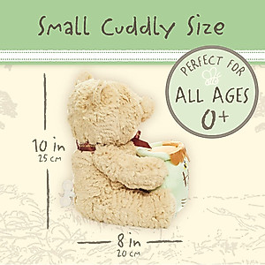 Disney Baby Winnie The Pooh Stuffed Animal Musical Gift Set Includes Classic Pooh Bear Musical Plush, Giant Lift The Flap Board Book, and Gift Book Bag (Music, Shapes, Colors, Numbers, Letters, Time)