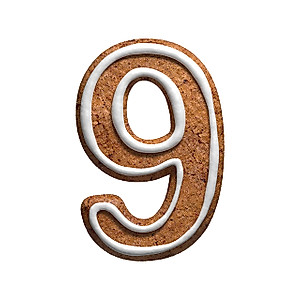 Number Nine (9) Cookie Cutter, Premium Food-Grade Stainless Steel, Dishwasher Safe (9)