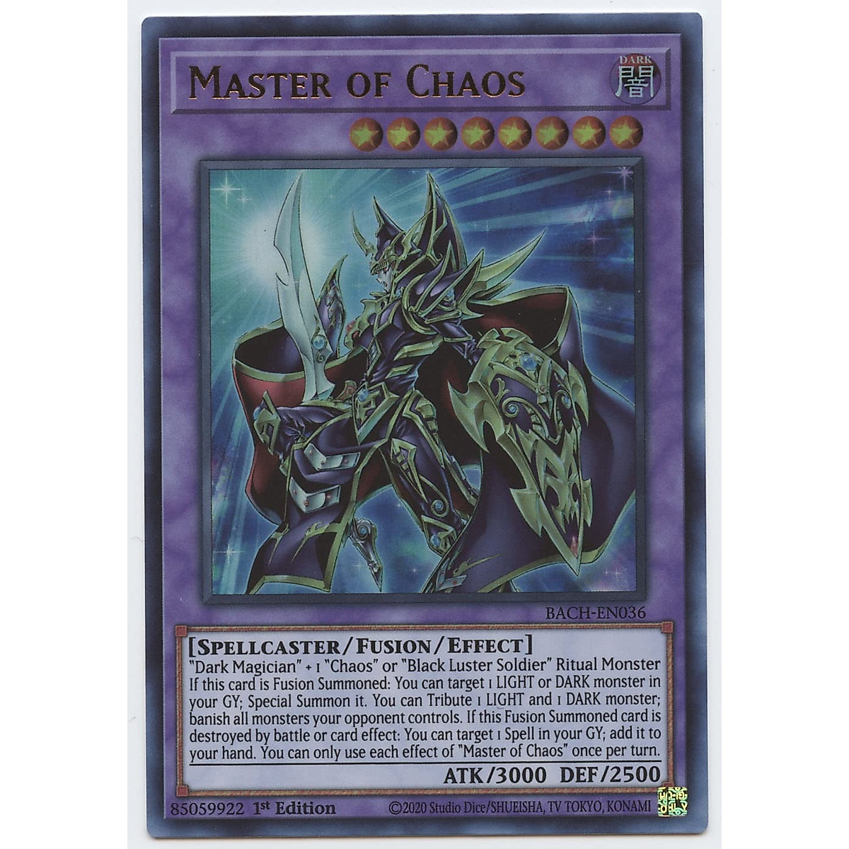 Master of Chaos - BACH-EN036 - Ultra Rare - 1st Edition