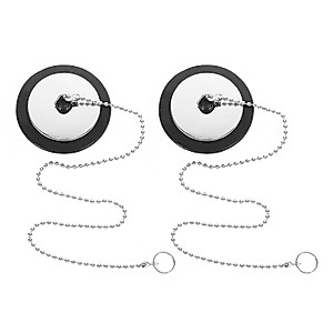 Angoily 2pcs Pool Stopper Rubber Sink Stopper Plug Bathtub Drain Plug Bathtub Seal Plug Drain Stopper Sink Drain Hair Stopper Kitchen Sink Basket Strainer Tub Plug Drain Cover Leakproof