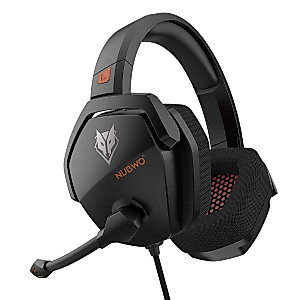 XIBERIA Gaming Headset for Xbox One/PS4/PS5/PC/Mac,Controller,Noise Cancelling Over Ear Headphones with Mic, Bass Surround Soft Memory Earmuffs (Renewed)