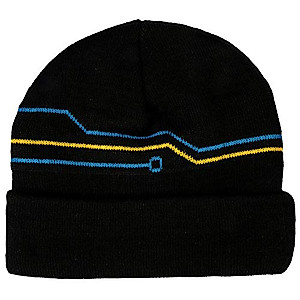 JINX Cyberpunk 2077 Netrunner Knit Beanie, Black, One Size