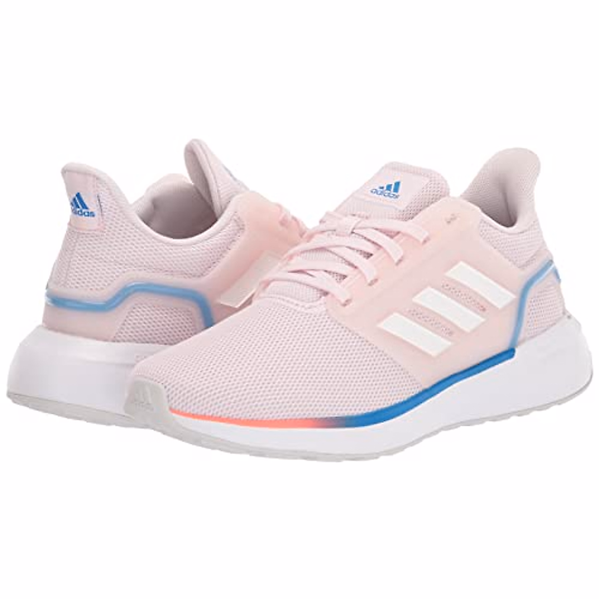 adidas Women's EQ19 Running Shoe, Almost Pink/White/Turbo, 7.5