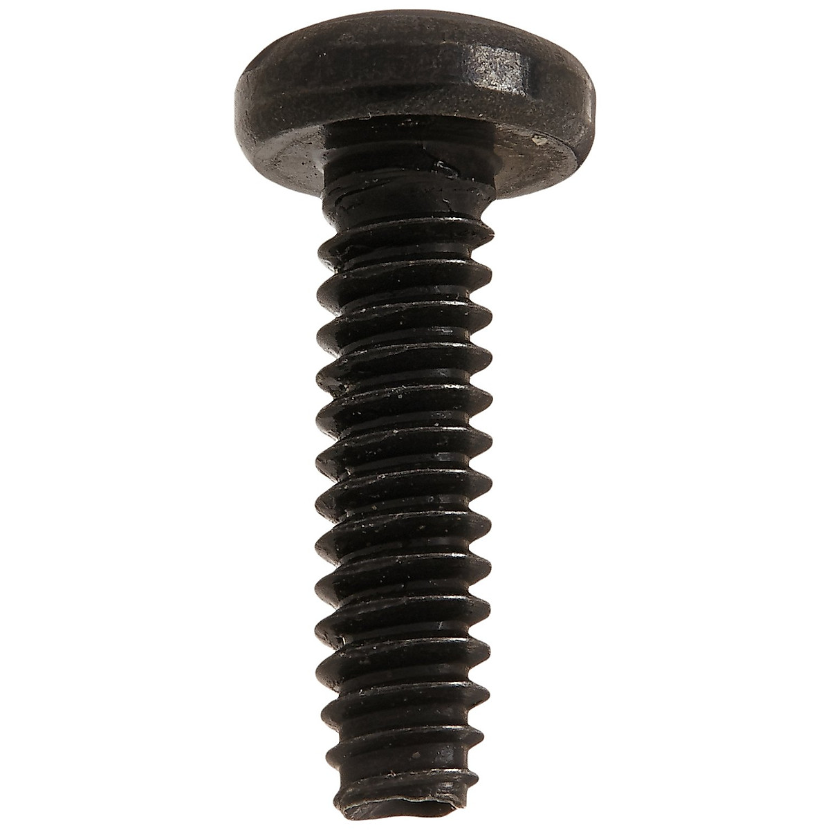 Small Parts 0608RTPB Steel Thread Rolling Screw for Metal, Black Oxide Finish, Pan Head, Star Drive, #6-32 Thread Size, 1/2" Length (Pack of 100)