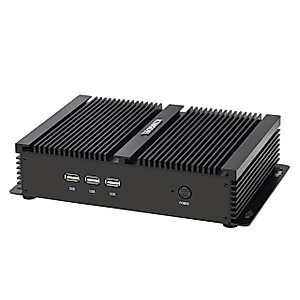 KINGDEL Powerful Fanless Mini PC with Intel i7 12th Gen. 10 Cores 4.7Ghz CPU, 16GB RAM, 1TB NVMe SSD, Wi-Fi 6E + BT 5.2, 4K: 4096 x 2304, HD Port, Gigabit Ethernet, W-11 Pro