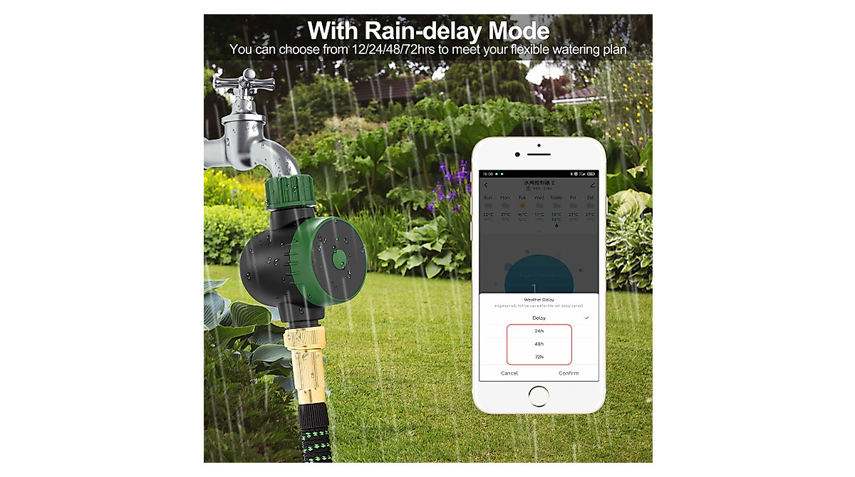 Bluetooth Sprinkler Timer - Smart Watering for Gardens & Lawns
