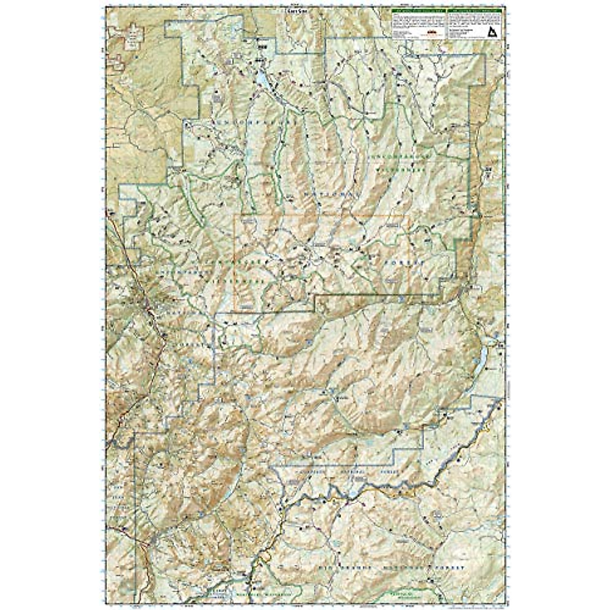 Telluride, Silverton, Ouray, Lake City Map (National Geographic Trails Illustrated Map, 141)
