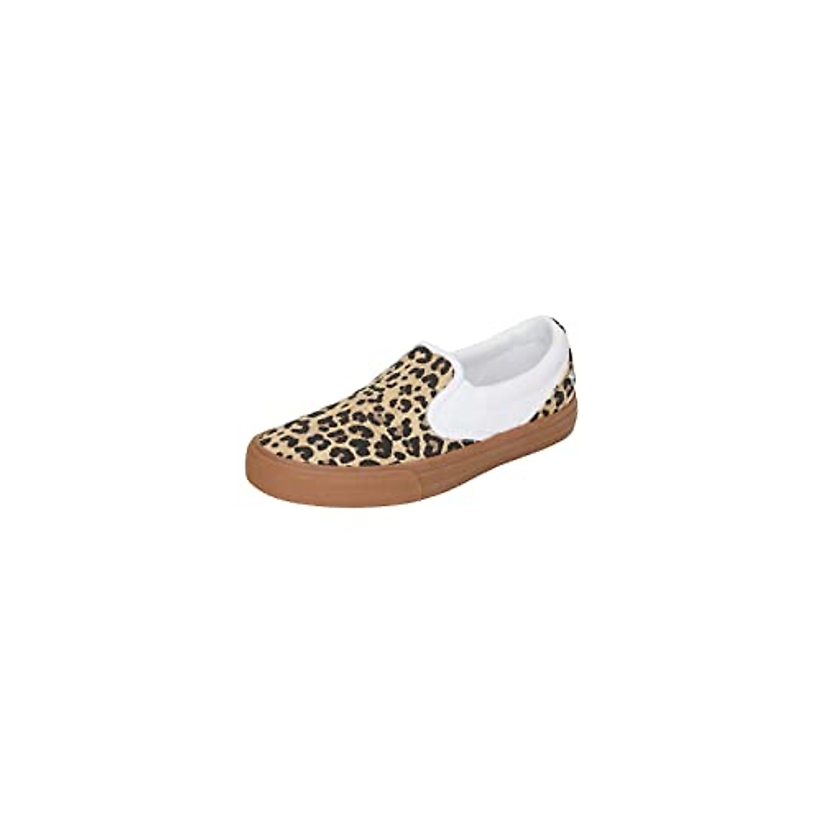 Hurley Women's Kayo Canvas Sneakers, Leopard/White, 8