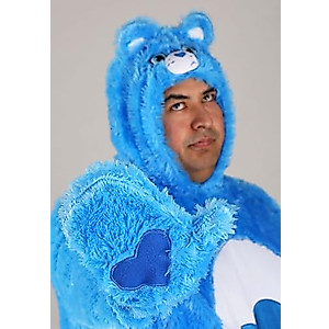 Adult Plus Size Care Bears Grumpy Bear Costume Grumpy Bear Onesie Suit 4X Blue