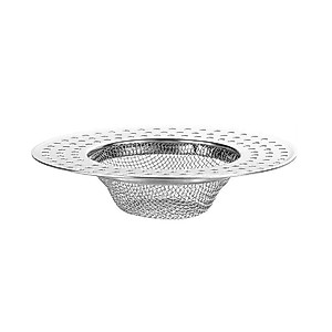 Bathtub Drain Hair Catcher, Fast Drain Shower Drain Hair Catcher, Stainless Steel Drain Protector for Bathroom Pop-up Drain, Kitchen and General Drain (4 PCS，Outer Diameter 3.55in/Inner Diameter 2in)