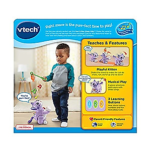 VTech Purr and Play Zippy Kitty, Purple