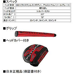 Titleist Scotty Cameron Futura X5R Putter Right 34