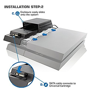 Nyko Data Bank Plus - Data Bank 3.5" Hard Drive Enclosure Upgrade Dock for PlayStation 4