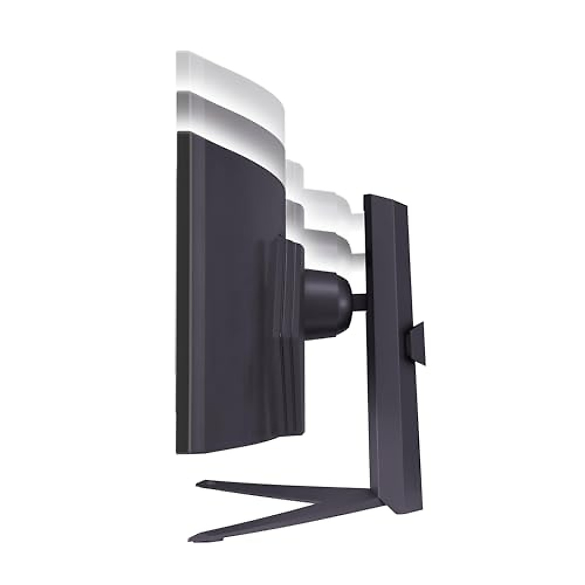 LG 45GR65DC-B Ultragear Curved Gaming Monitor 45-Inch 32:9 QHD 200Hz 1ms UltraWide Display AMD FreeSync Premium Pro VESA DisplayHDR 600 HDMI 2.1 x2 DP UBS x3 Tilt/Height/Swivel Stand - Black
