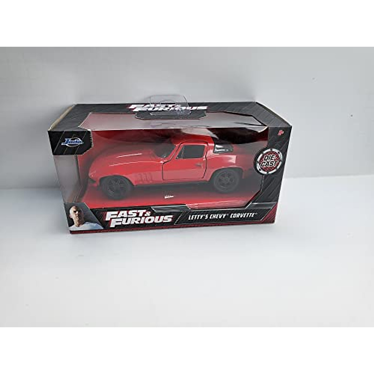 JADA TOYS JADA98306 LETTY'S CHEVY CORVETTE FAST & FURIOUS RED 1:32 DIE CAST