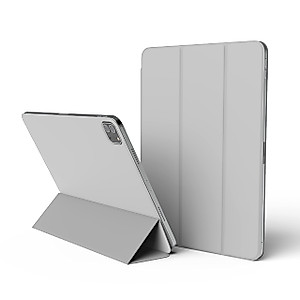 elago Case for iPad Pro 11 inch 4th, 3rd, 2nd Generation - iPad Case with Magnetic Attachment to Metal Materials, Compatible with Apple iPad Pencil and elago’s Pencil case (Light Grey)
