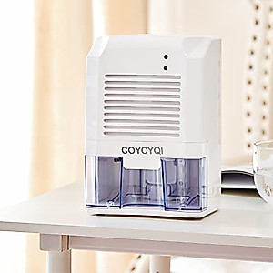 COYCYQI Portable Mini Dehumidifier for Home, RV, Bathroom, Bedroom, Closet, Car, Room, Ultra-Quiet USB Small Dehumidifier with 17oz Capacity, 2200 Cubic Feet (215 sq ft)