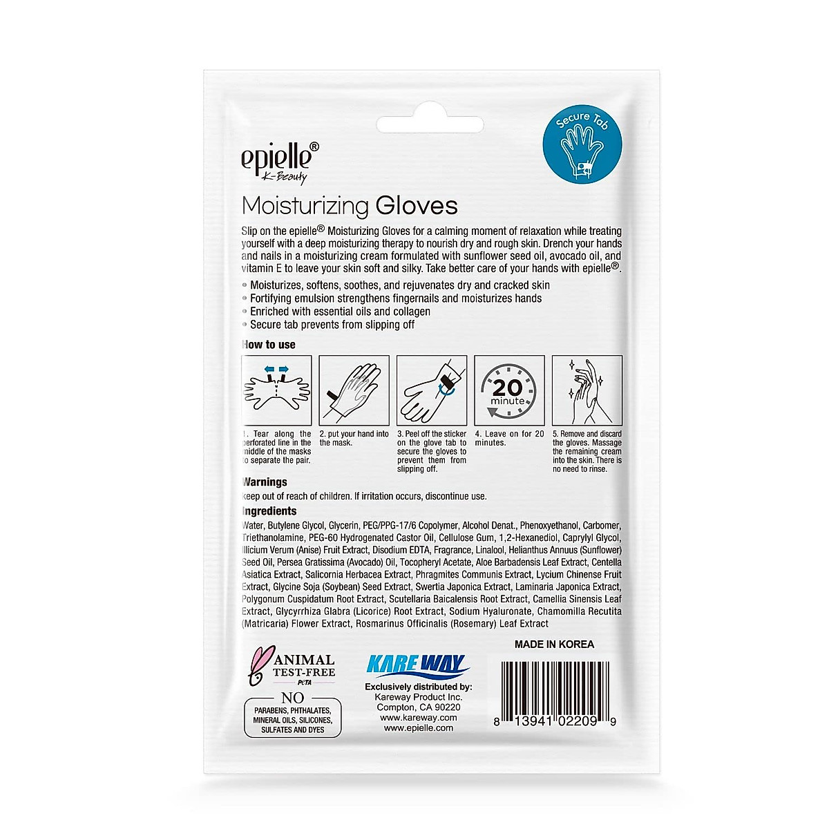 NEW Epielle Hydrating & Moisturizing Gloves & Socks Masks Combo 12pk for Hand and Foot STOCKING STUFFERS!!