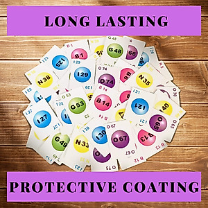 MR CHIPS Bingo Game with Bingo Cards and Chips - 18 Bingo Cards, 300 Bingo Chips and Bingo Calling Cards - Fun Bingo Games for Family, Reusable Bingo Cards, Bingo Game for Kids