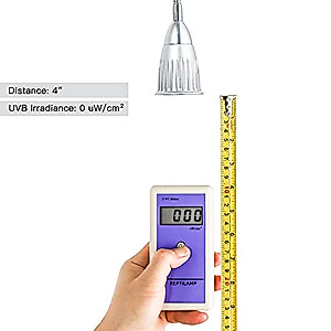 REPTILAMP UVA UVB Reptile Light Lamp, R6208 UV LED Replacement for 26 Watts UVB5.0 CFL Bulb