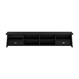 Bush Furniture Broadview Desktop Organizer in Classic Black | Storage for Home Office Workspace