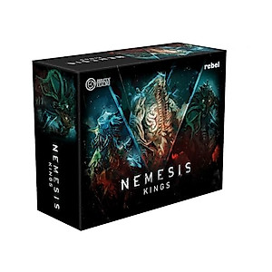 Rebel Studio Nemesis Alien Kings Collectible Miniatures - Enhance Your Gameplay with New Alien Leaders! Sci-Fi Horror Adventure Game, Ages 14+, 1-5 Players, 1-2 Hour Playtime, Made by Rebel Studio