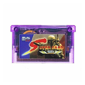 SHAHDEN Purple Burning Disk Mini Super Card for SP/GBM/IDS/NDS/NDSL Game Cards High Qual,Game Cards,Supercard Card Mini SD Card Adapter