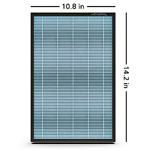 Airthereal True HEPA Filter Replacement for Pure Morning APH230C Air Purifier - 3 Filtration Stage True HEPA Technology - Eliminates Pollen, Dust, Fire Smoke, Pet Dander (1-Pack)
