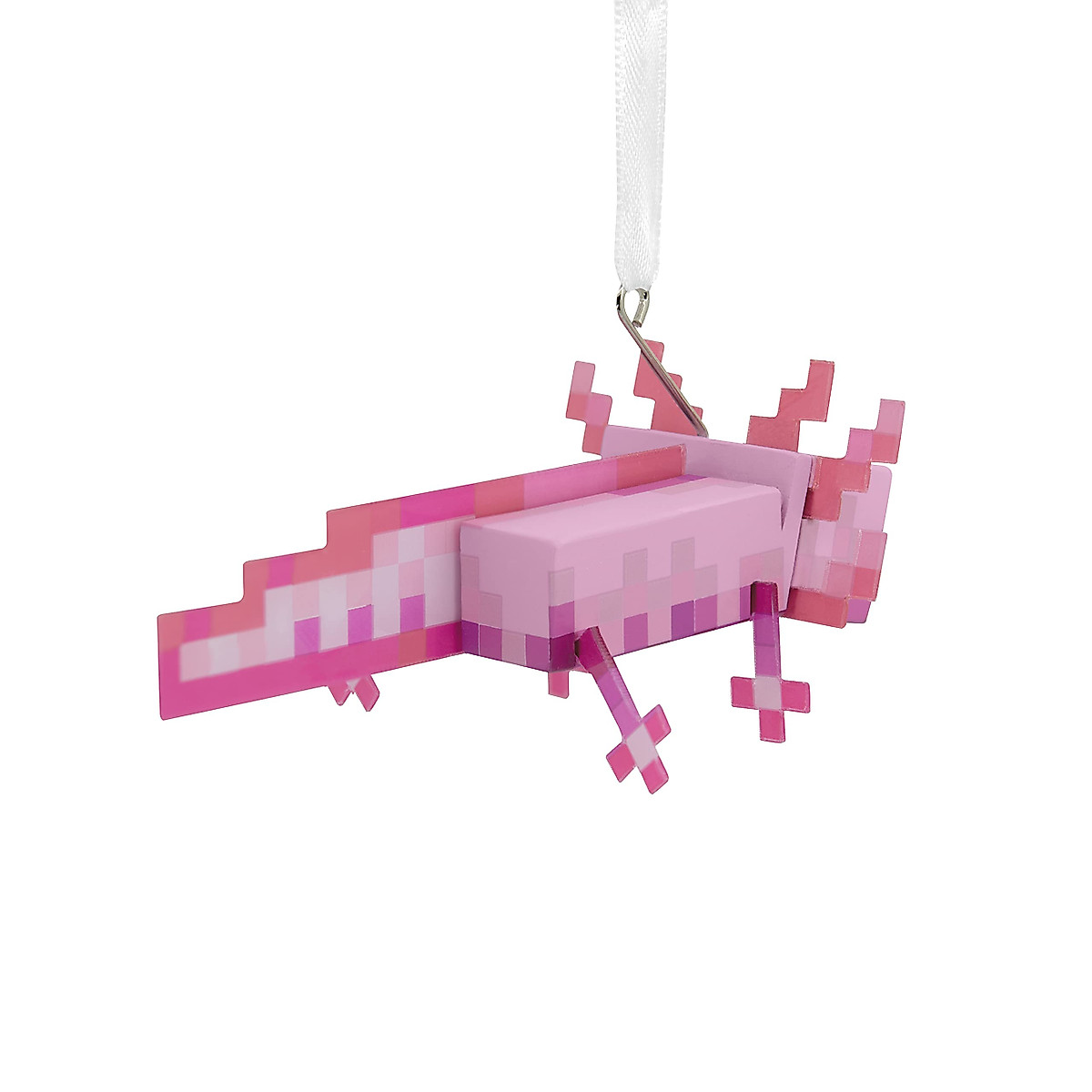 Hallmark Minecraft Axolotl Christmas Ornament, Plastic, HIPS