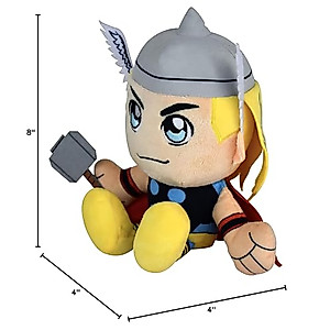 Bleacher Creatures Marvel Thor 8" Kuricha Sitting Plush- Soft Chibi Inspired Toy