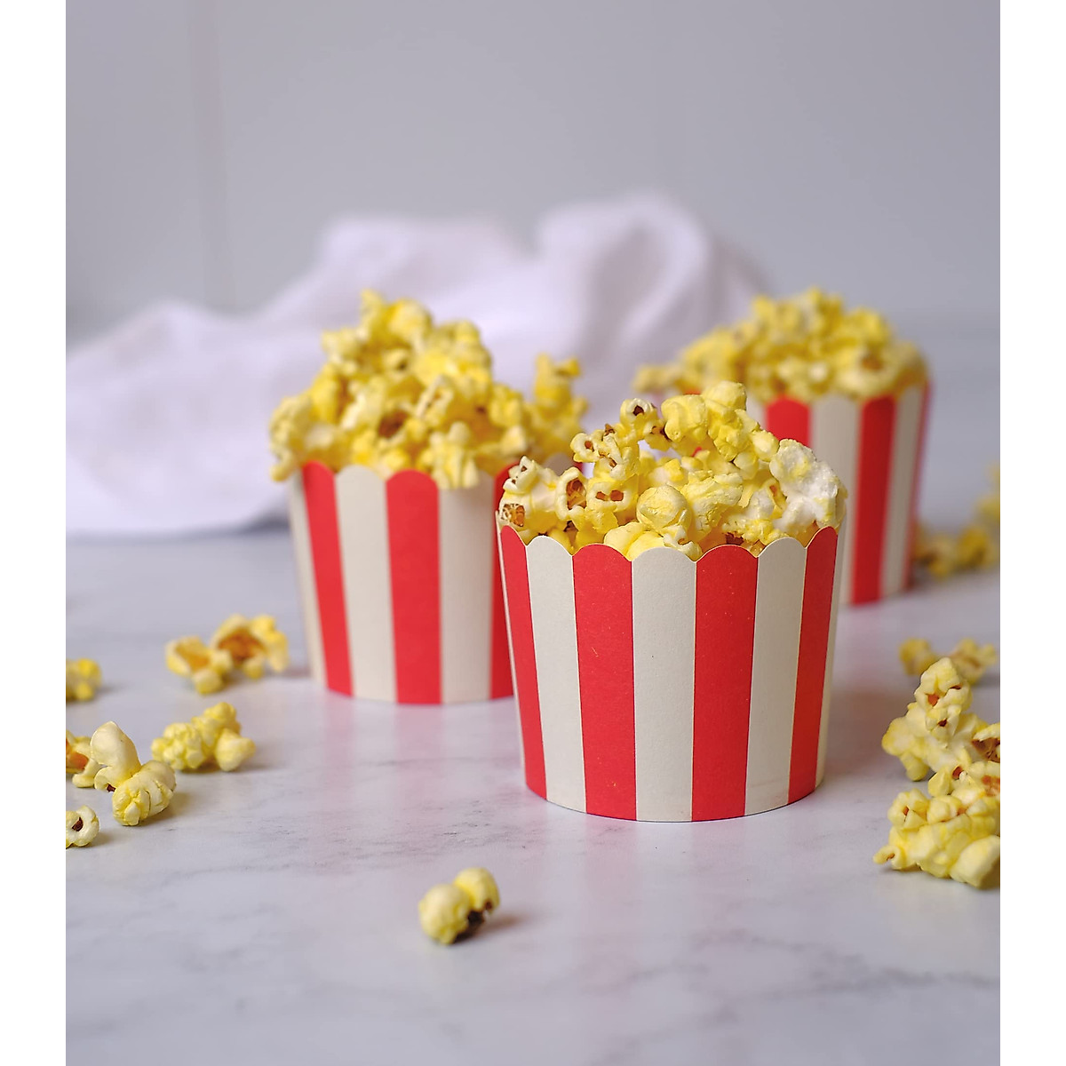 Amish Country Popcorn | Collapsible Silicone Microwave Popper with Customized ACP Logo | BPA and PVC Free Popcorn Bowl with Handles | Dishwasher Safe | Includes 2-2 oz Bags of Kernels (Grey)