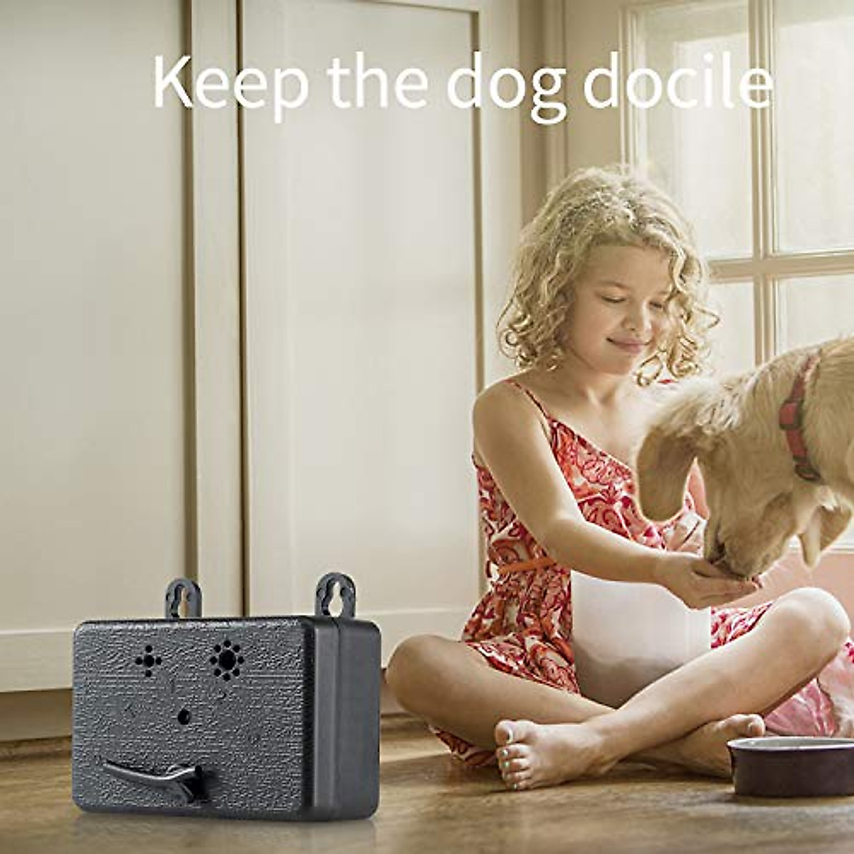 Anti Barking Device,Ultrasonic Dog Bark Control Devices 50FT Range Outdoor Indoor, Stop Barking Deterrent Devices 4 Modes Bark Box Dogs Sonic Sound Silencer Safe for Human & Dogs