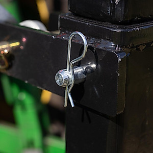 Titan Attachments Gooseneck Ball Hitch 2 5/16" Fits 3 Point Transformer Tractor Hitch, 2-3/8" Hitch Size, 7,500 LB Towing Capacity, Ideal for Moving Gooseneck Trailers or Ball Hitch Wagons