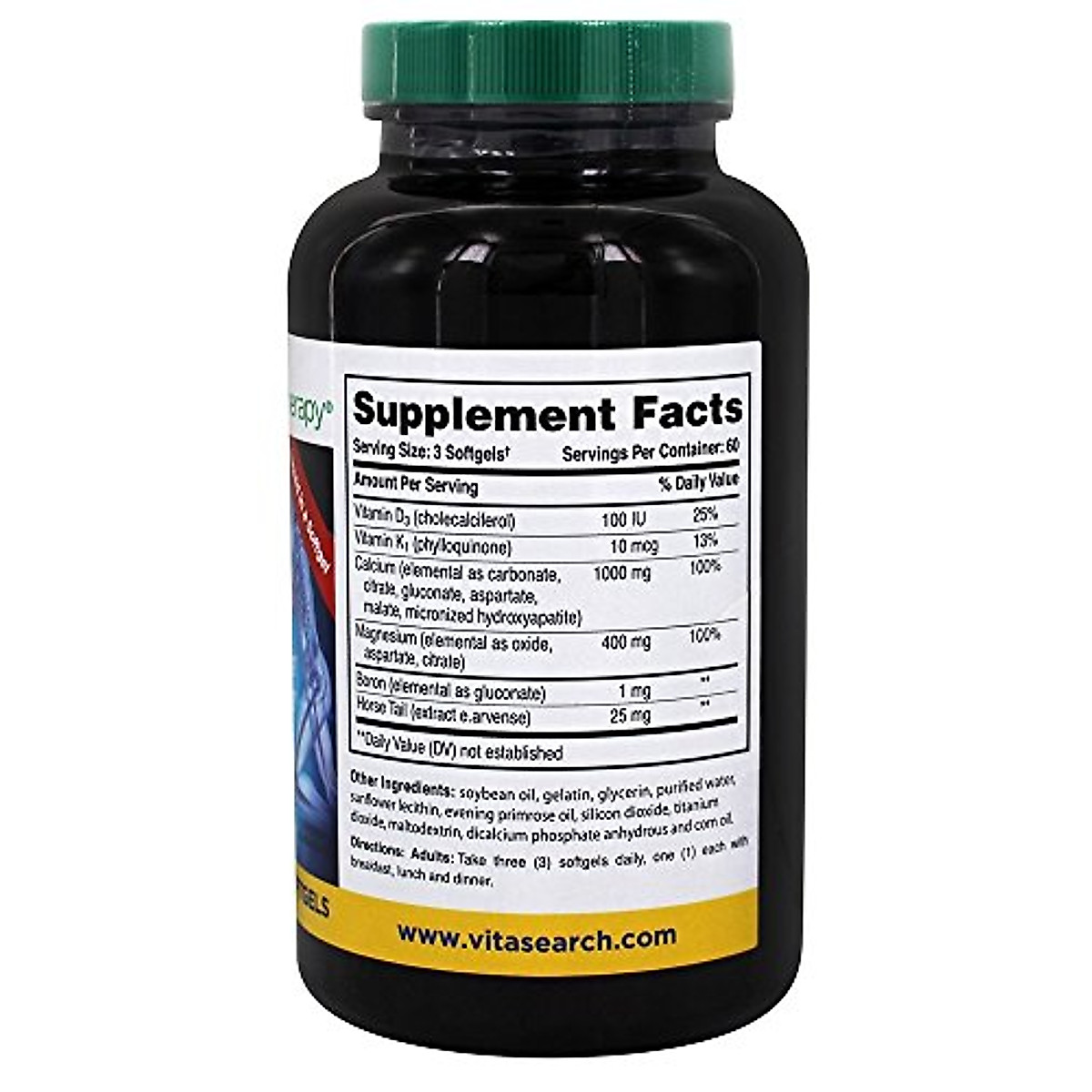 Phytotherapy Rx Calcium Liquid Softgel - 180 per pack - 1 each.