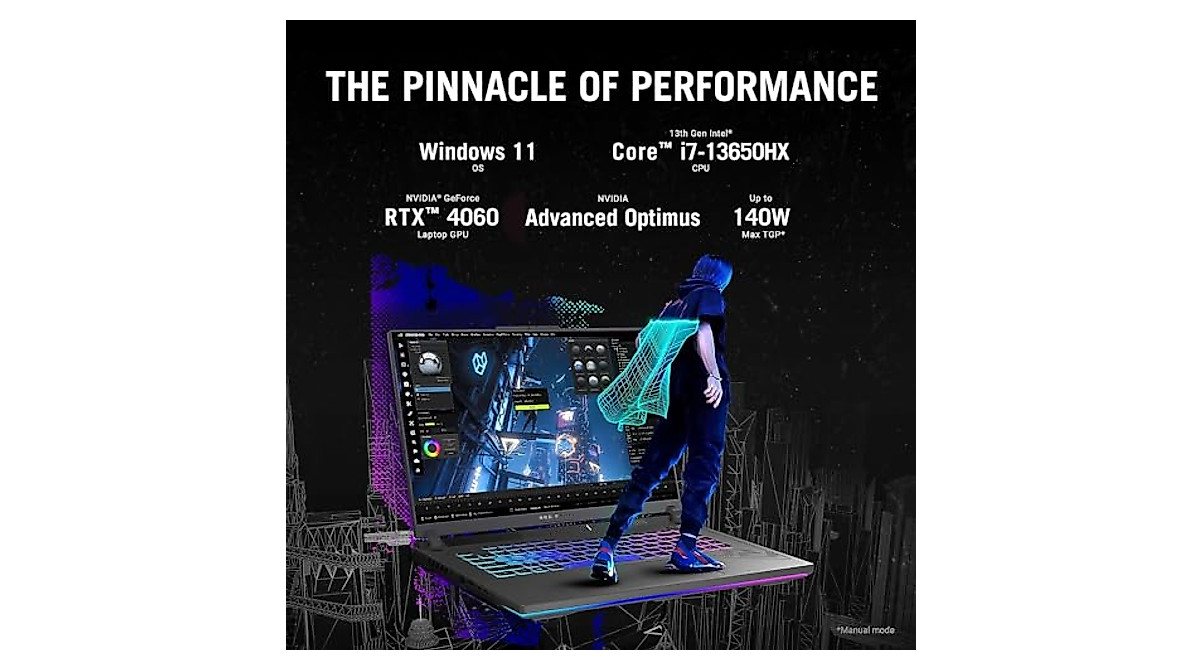 ASUS ROG Strix G16 Gaming Laptop 2023 | Powerful 16" FHD 165Hz, RTX 4060