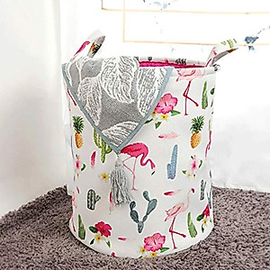 TBGFPO Storage Basket-Large Sized Storage Basket Waterproof Coating Organizer Bin Laundry Hamper for Nursery Clothes Toys