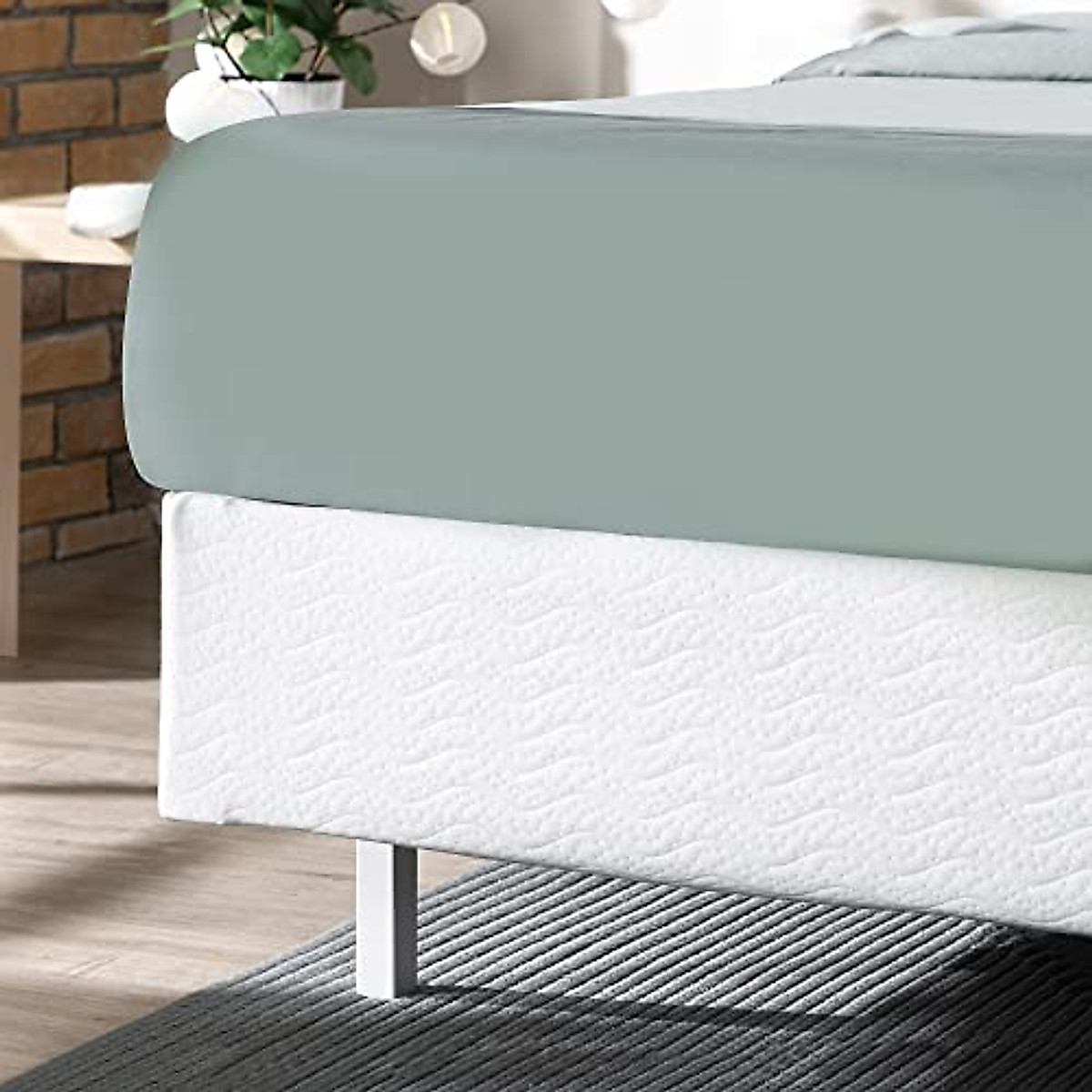 ZINUS 7 Inch Metal Smart Box Spring with Quick Assembly, Mattress Foundation, Strong Metal Frame, Easy Assembly, Twin