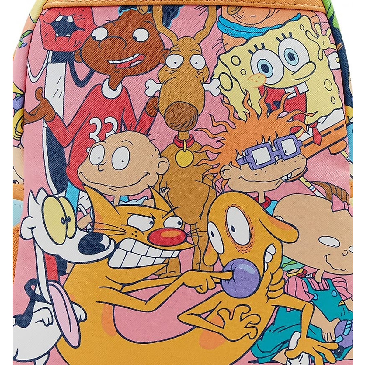 Loungefly Nickelodeon Nick 90's Color Block Double Strap Shoulder Bag