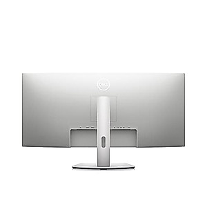 Dell S3422DW Curved Monitor - 34-inch WQHD (3440 x 1440) Display, 1800R Curved Screen, Built-in Dual 5W Speakers, 4ms Grey-to-Grey Response Time, 16.7 Million Colors - Silver