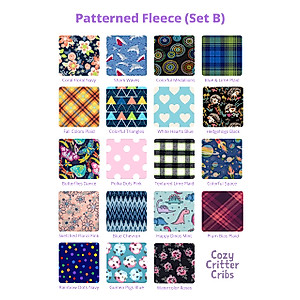 Patterned Fleece Ramp Covers for Small Animal Cages, 3 Pack, Customizable & Handmade, Midwest Critter Nation, Prevue Feisty Ferret