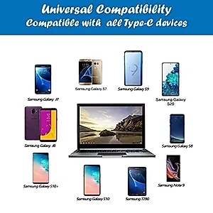 tekSonic USB Type C Cable Fast Charging [10-Pack 3.3ft], USB-A to USB-C Multi Pack Bulk Charge Cord Compatible with Samsung Galaxy S10 S9 S8 S20 S21 Plus A52 A21 A32 A11,Note 10 9 8, PS5 Controller