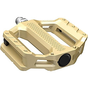 SHIMANO,One Size,EPDEF202K Pedals PD-EF202 MTB Flat Pedals, Gold