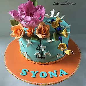 3Pcs Dove Fondant Plunger Cutters, Dove Molds for Angelic Baptism Party Cake Cupcake Decorating Sugarcraft Gum Paste Cookies Plunger Cutter Presses