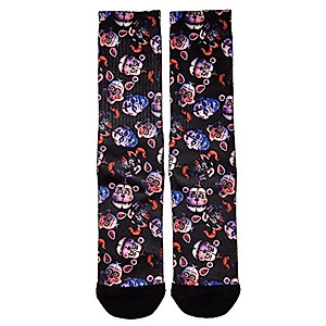 Bioworld Five Nights at Freddy's Sister Location Sublimated Crew Socks